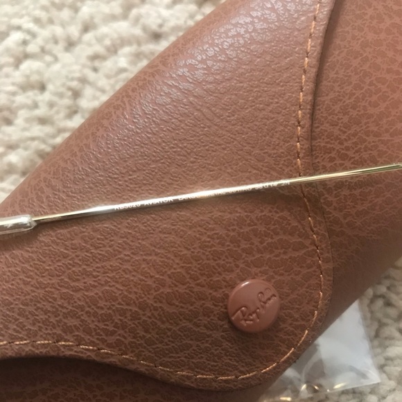 Ray-Ban | Accessories | New Ray Ban Large Aviator Gold Green Gradient ...